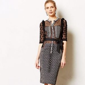 Byron Lars Dresses | Blair Collared Column Dress | Poshmark